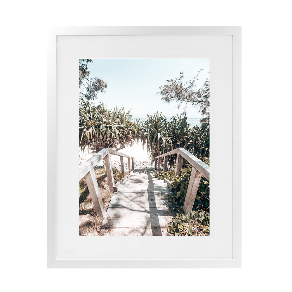 Buy Byron Bay Stairs Photo Art Print | The Print Emporium®