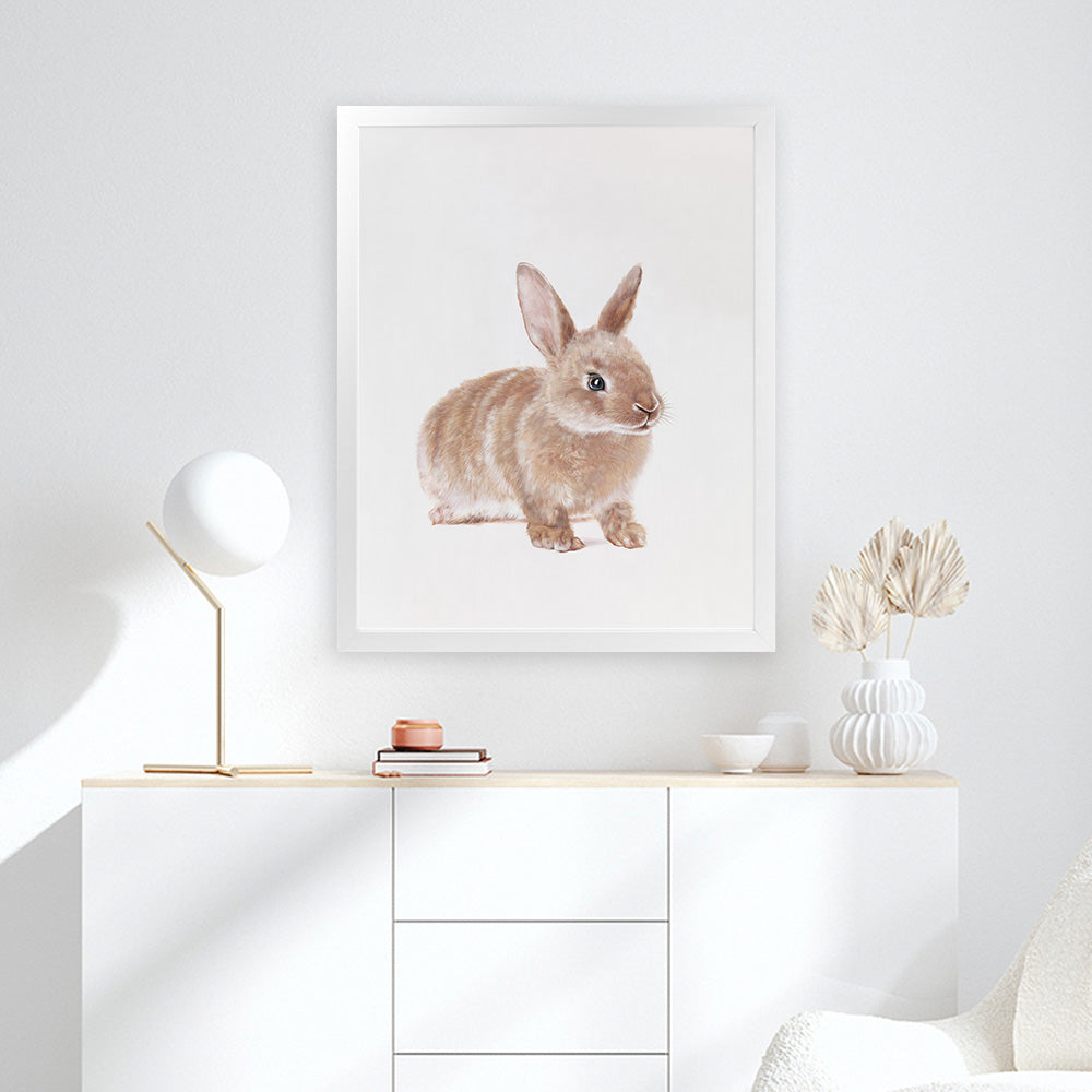 Buy Baby Rabbit Art Print | The Print Emporium®
