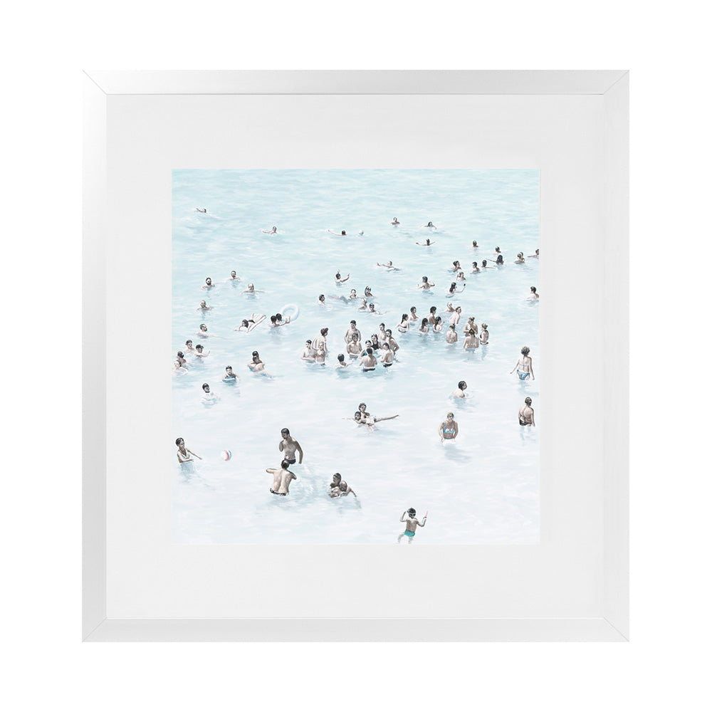 Buy Swimmers Square Art Print | The Print Emporium®