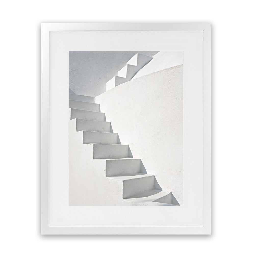 Buy White Steps Photo Art Print | The Print Emporium®