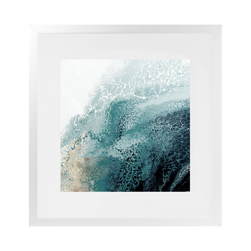 Buy Aisa Teal Version Square Wall Art Print | The Print Emporium®