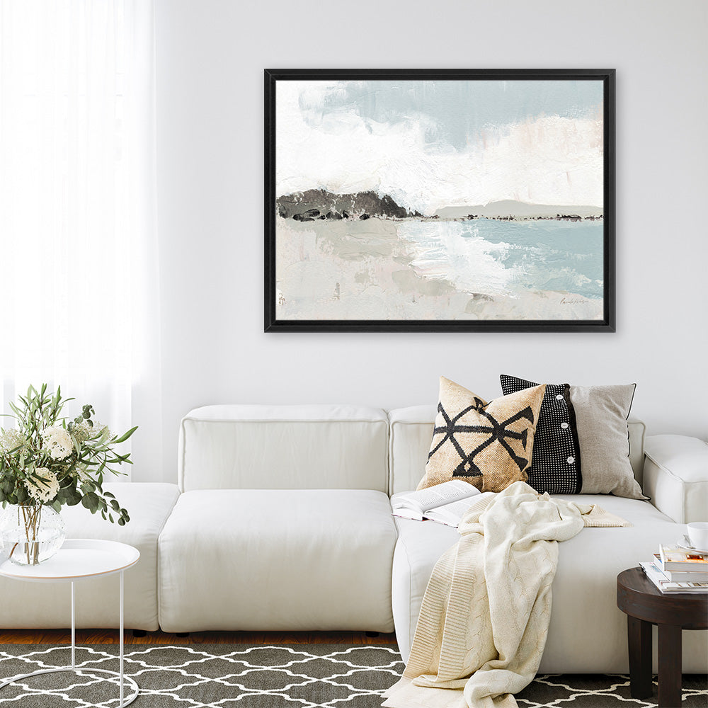 Buy Calm Water Neutral Canvas Wall Art Print | The Print Emporium®