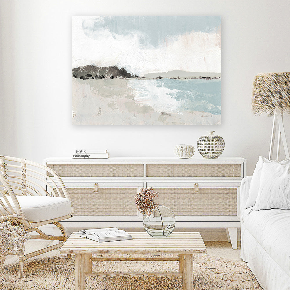 Buy Calm Water Neutral Canvas Wall Art Print | The Print Emporium®